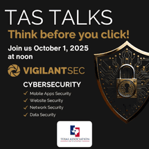 TAS TALKS- Cybersecurity Awareness Month: Think Before You Click ...